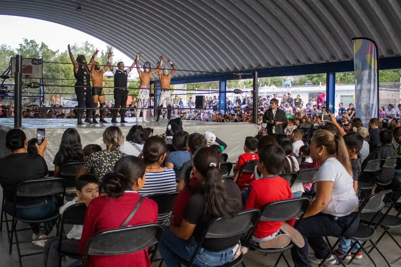 Lucha Libre en Alfajayucan reúne a familias en una noche de emoción y ...